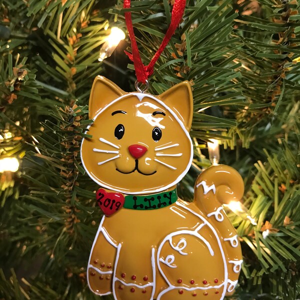 Cat Ornament - Etsy