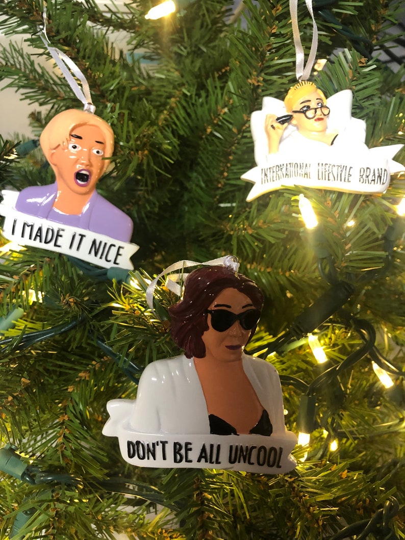 Bravo Real Housewives of New York Christmas Inspired Ornament (style 1 ...