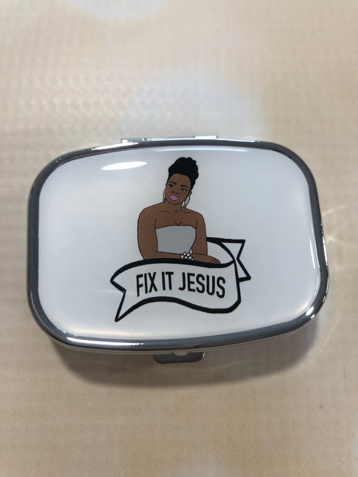 Bravo RHOA Phaedra Parks “fix It Jesus” Inspired Pill Case - Etsy