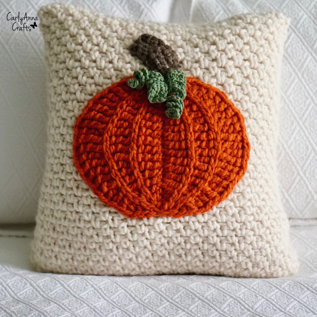 Crochet Pillow PATTERN // Crochet Fall Decor Pillow // Autumn Decor ...