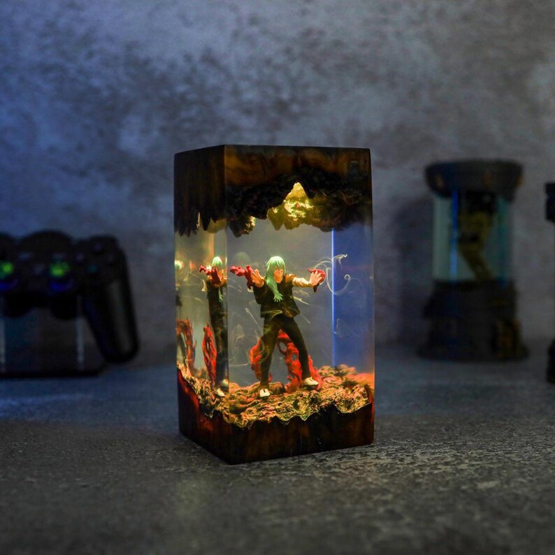 Jujutsu Kaisen Mahito Lamp, Resin Diorama Desk Lamp, Cool Geek Decor ...