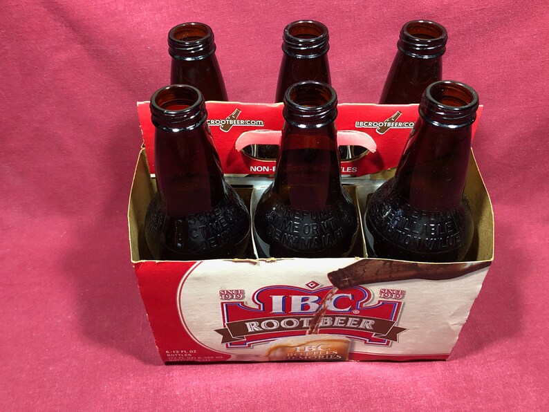 IBC Root Beer Six Pack Bottles Empty No Caps bottles Are Emossed FREE ...