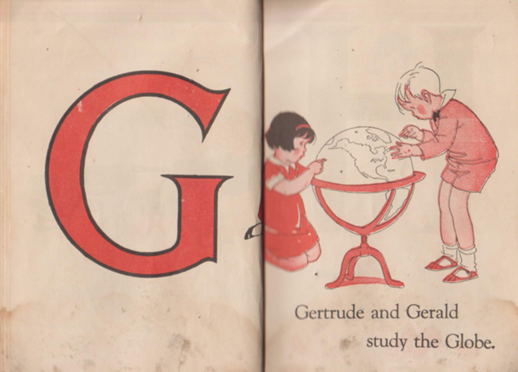 Vintage big Alphabet: Book for Teaching the Alphabet to - Etsy