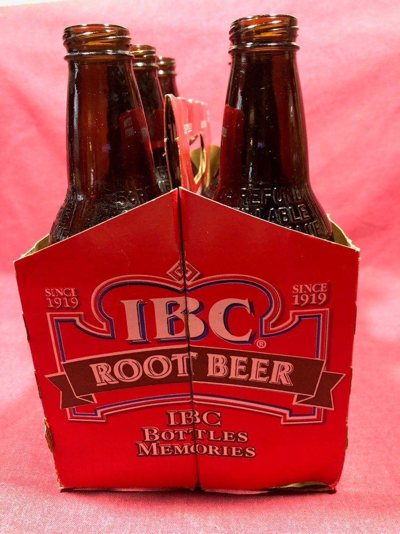 IBC Root Beer Six Pack Bottles Empty No Caps bottles Are Emossed FREE ...