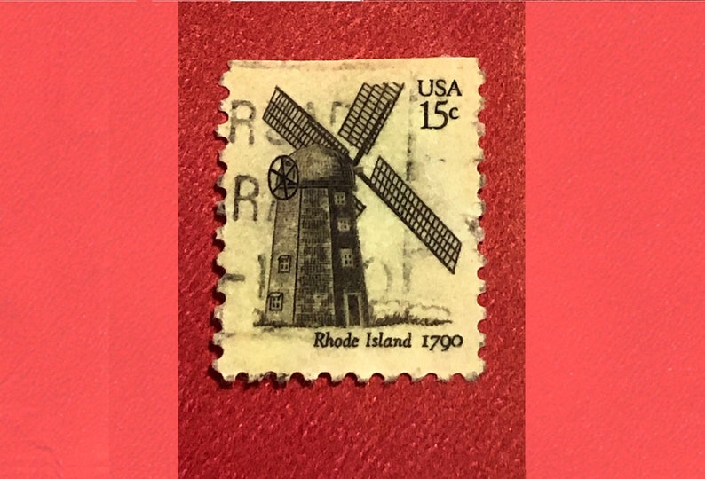 Rhode Island State US Postage Postal Stamp 1790-1978 US Postage Stamp ...