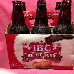 IBC Root Beer Six Pack Bottles Empty No Caps bottles Are Emossed FREE ...