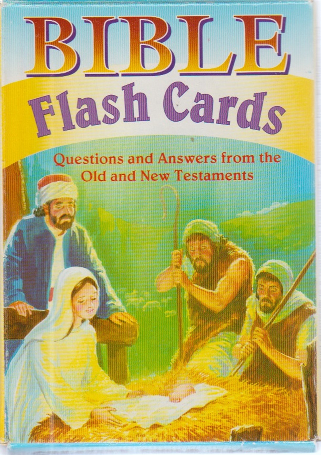 Bible Flash Cards, Old & New Testament - Free Domestic Shipping!! - Etsy