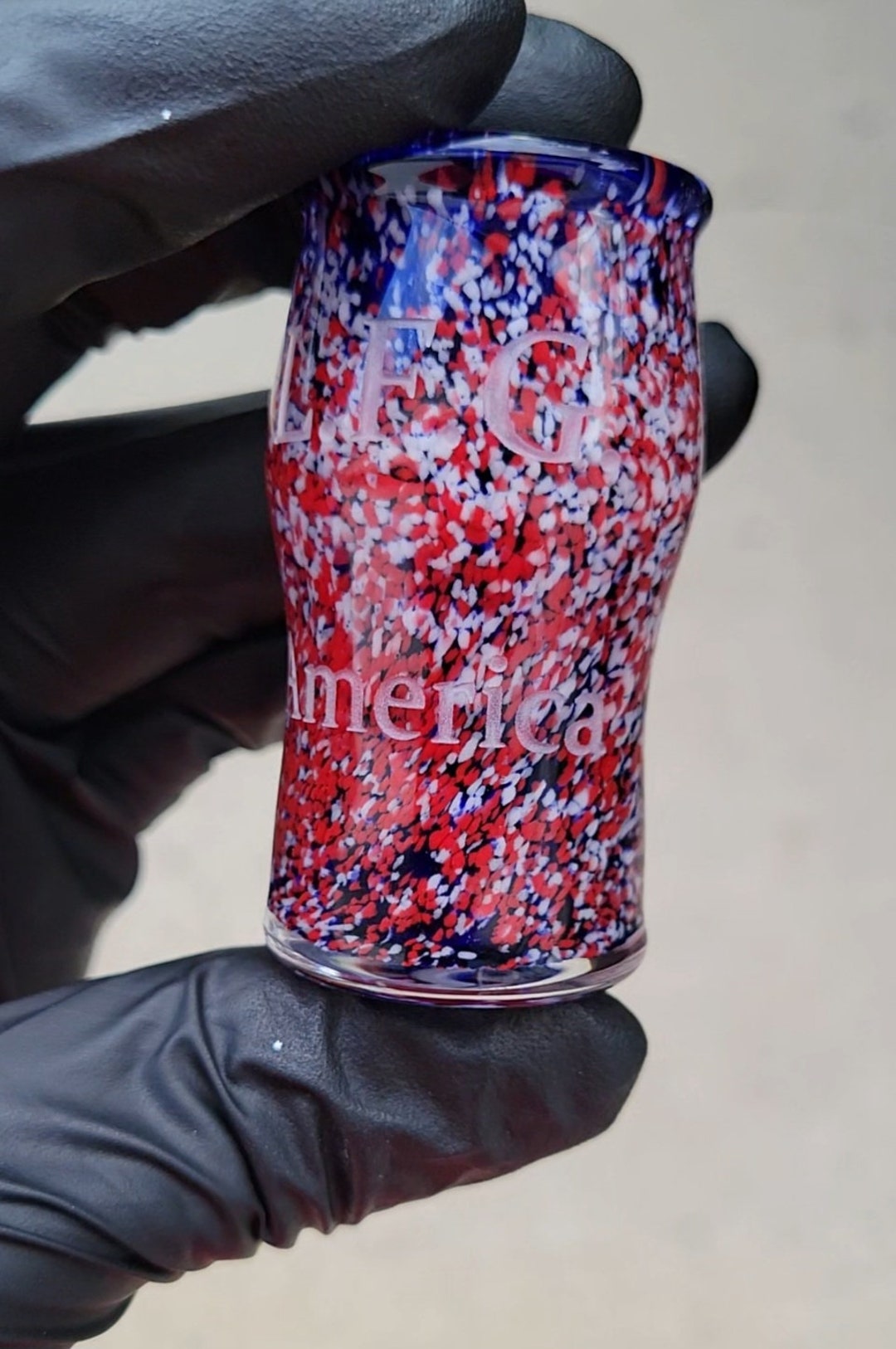 LFG America Shotglass America Flag Colored in Red White and Blue - Etsy