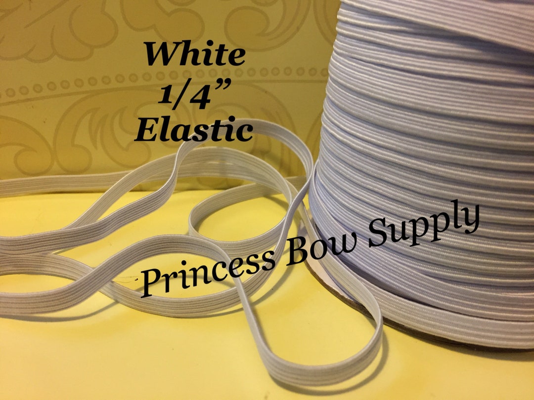 1/4 White Elastic Stretch Elastic Sewing Elastic Doll - Etsy