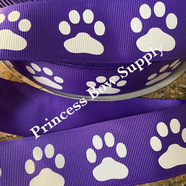 Paw Print Ribbon - Etsy