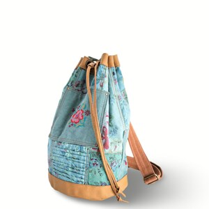 Floral Print Drawstring Bucket Bag、backpack - Etsy