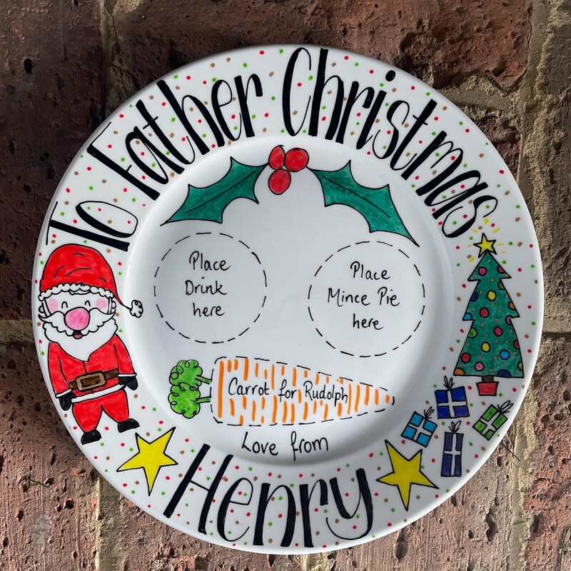 Christmas Plates - Etsy