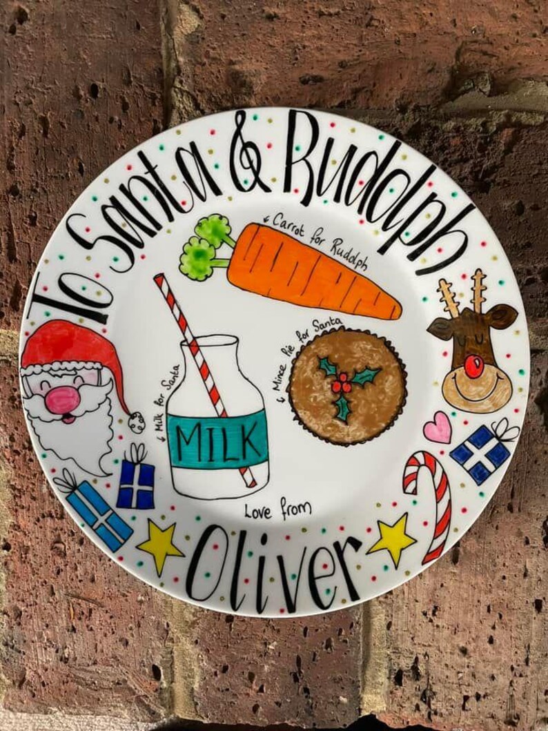 Christmas Eve Plate - Etsy