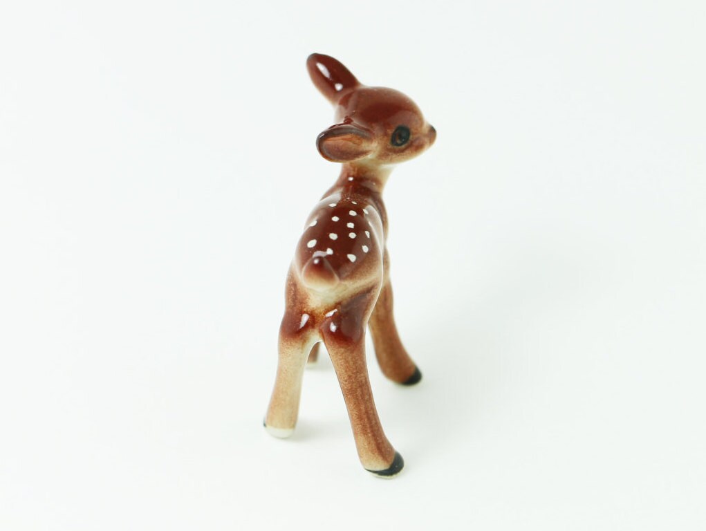 Miniature Baby Deer - Tiny Ceramic Deer - Fawn Collection - Etsy