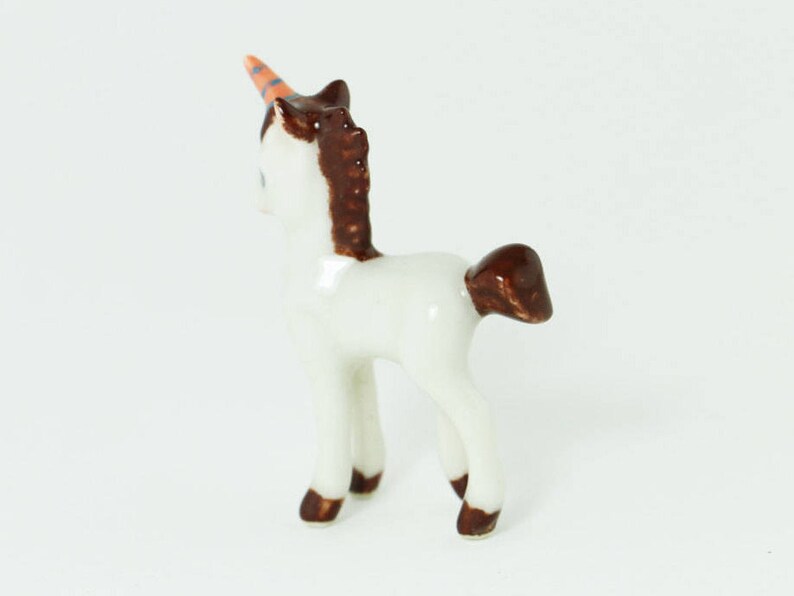 Miniature Unicorn Tiny Unicorn Ceramic Porcelain Figurine | Etsy