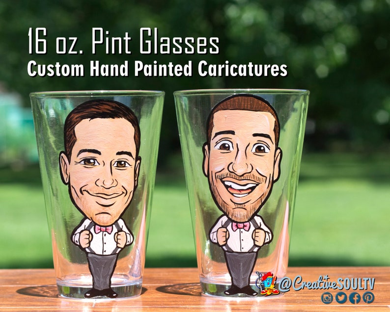 Vintage Groomsmen Pints, Custom Pints, Groomsman, Pint Glasses, Vintage ...
