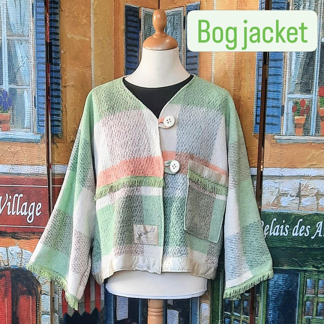 Bog Jacket Prehistoric Fashion One Piece Vintage Blanket Jacket ...