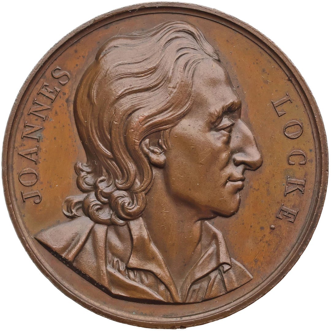 1819 John Locke Medal - Series Numismatica Universalis Virorum ...