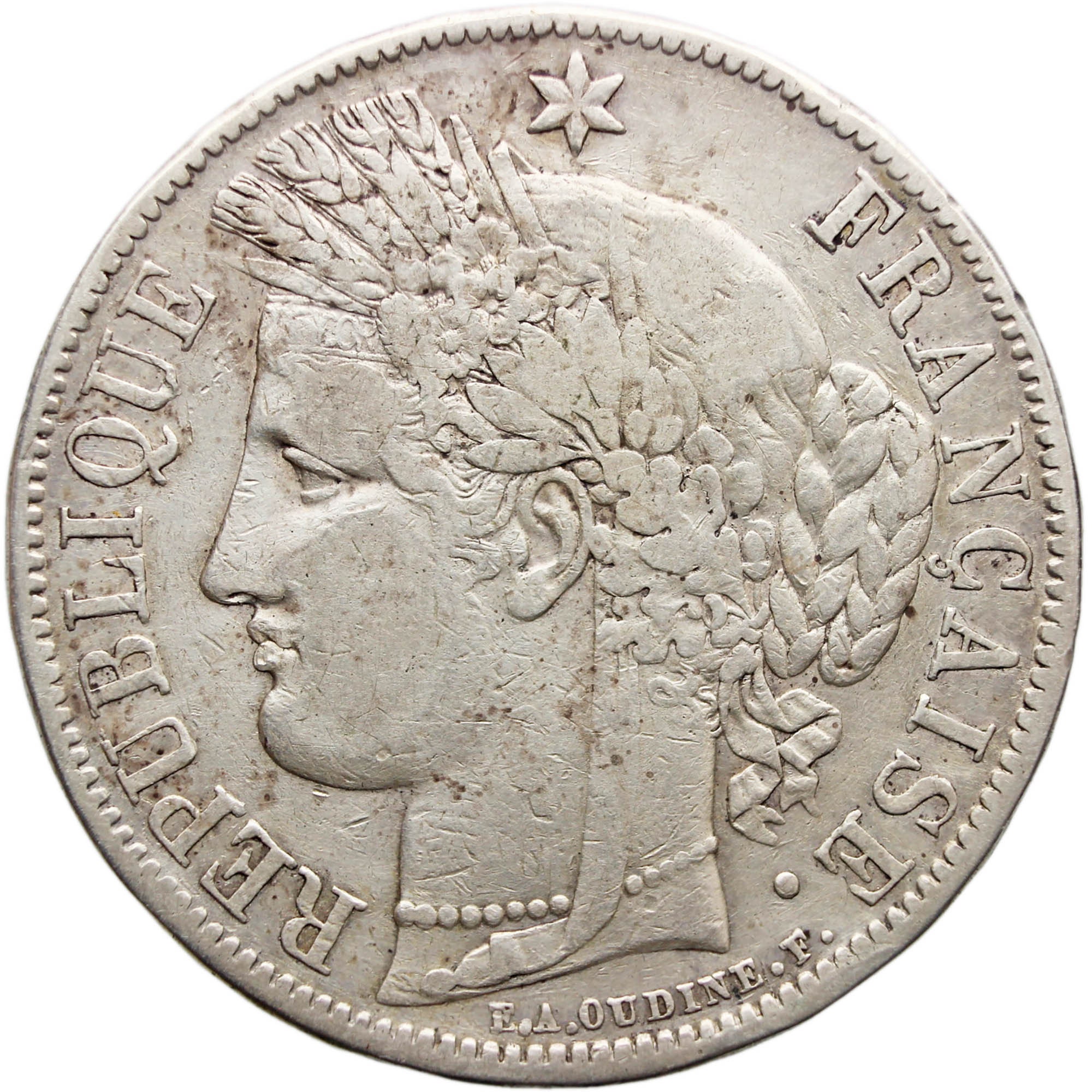 1850 5 Francs France Coin France Paris Mint - Etsy