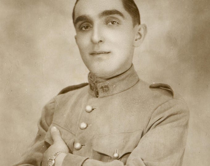 1934 15th Motorized Infantry Division Interwar Period French Soldier ...