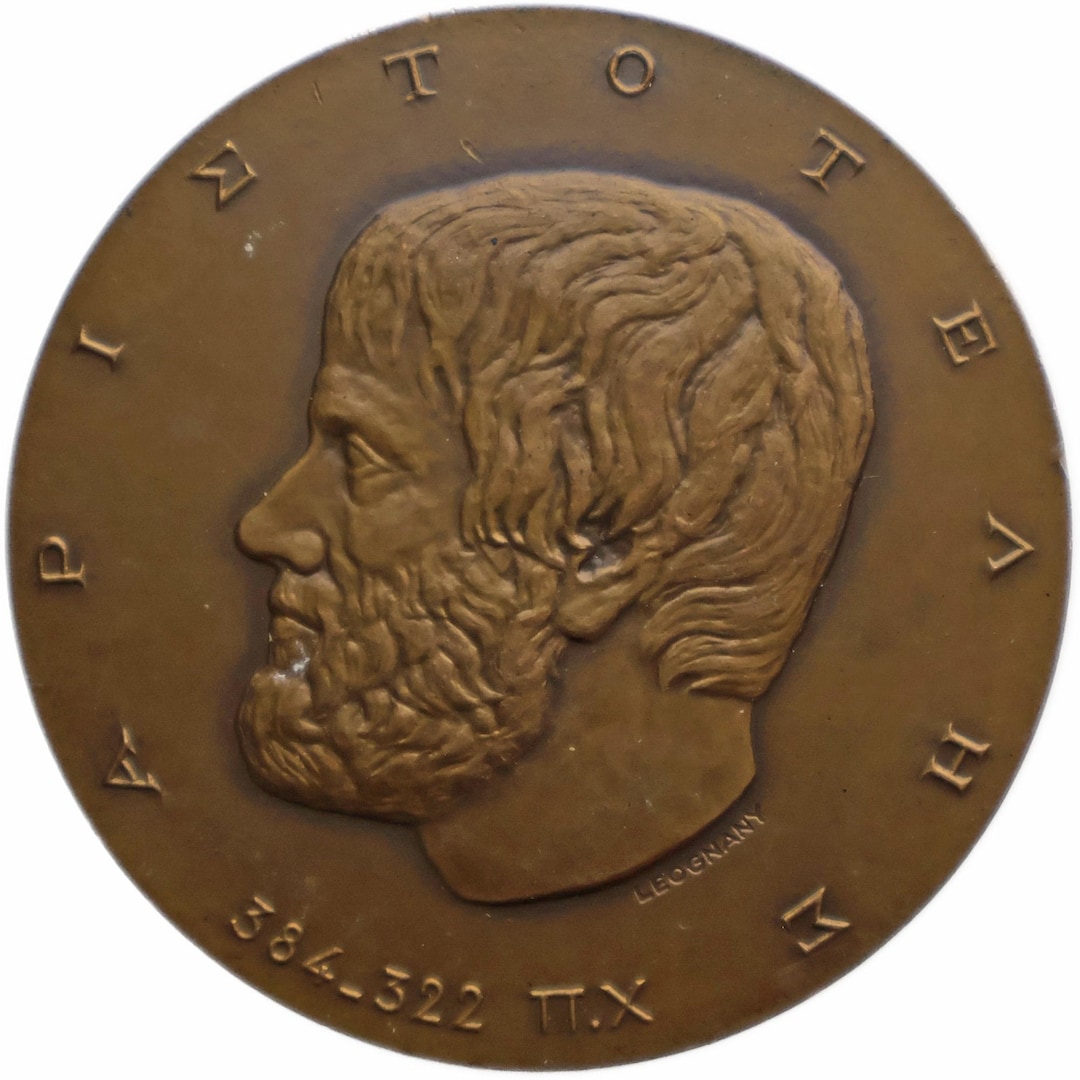 1978 Aristotle UNESCO Commemorative Greece Medal - Etsy