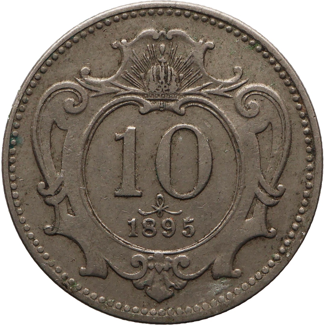 1895 10 Heller Austria – Habsburg Franz Joseph I Coin - Etsy