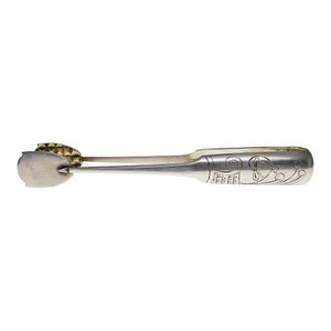 1908 1917 Antique Imperial Russian Sugar Tongs Moscow Silversmith ...
