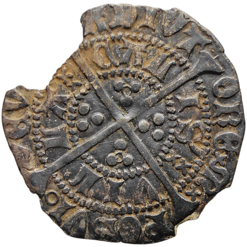 1422-1430 Henry VI Half Groat Calais Mint Annulet Issue England Coin ...