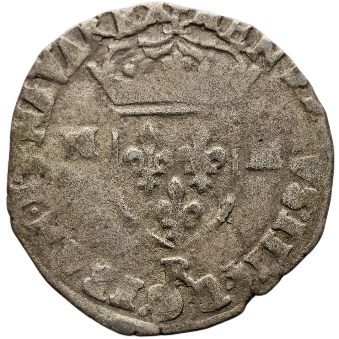 1593 R Douzain France Coin Henry IV 1st Type Avignon Mint Silver - Etsy