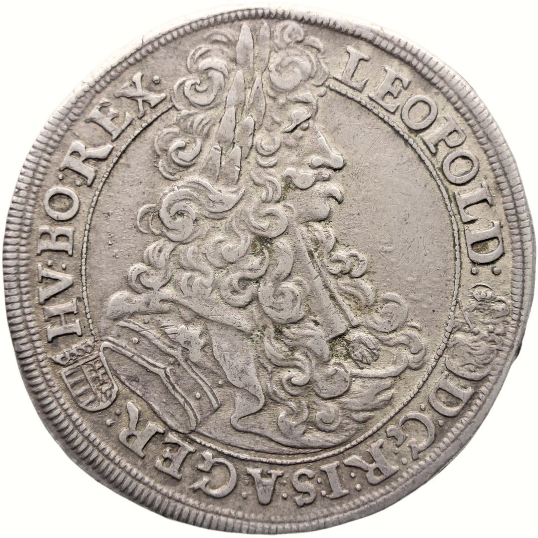 1703 Half Thaler Hungary Coin Silver Leopold I Kremnitz Mint - Etsy