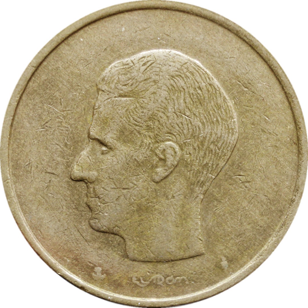 1981 20 Francs Belgium Baudouin I Coin French Text BELGIQVE (MO1206 ...