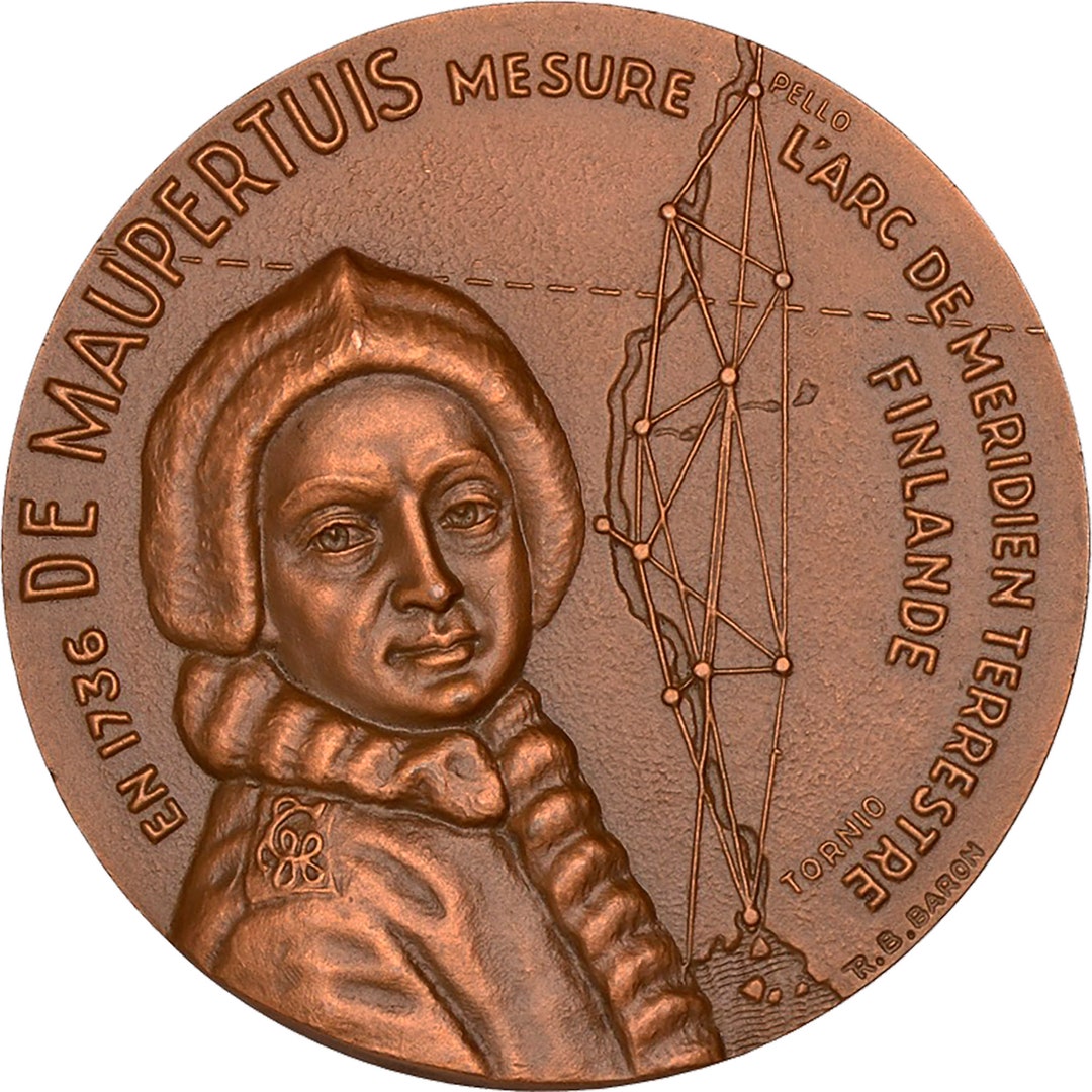 1958 Finland Exposition Technique Française Helsinki Medal by R.B ...
