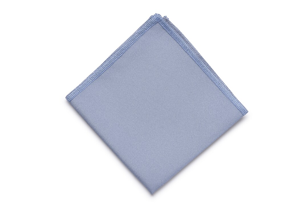 Dusty Blue Pocket Square for Men, Dusty Blue Handkerchief for Men ...