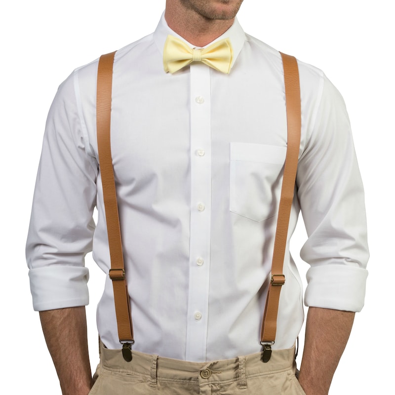 Yellow Suspenders - Etsy