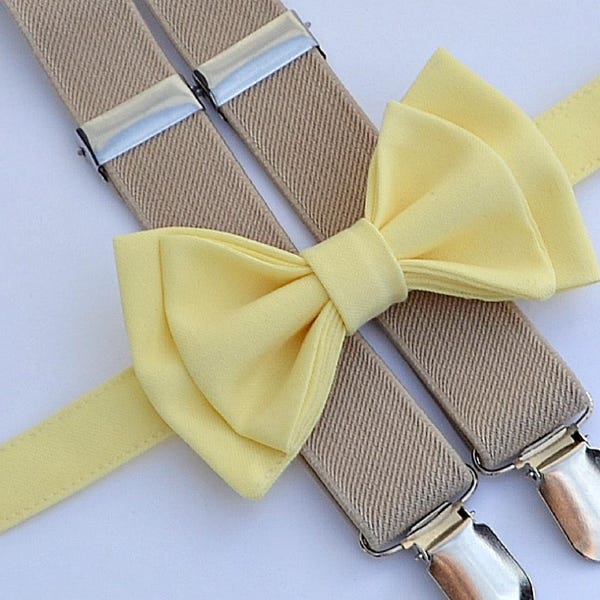 Yellow Suspenders - Etsy