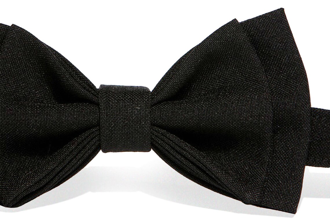 Black Bow Tie & Black Suspenders for Groom Groomsmen Prom - Etsy