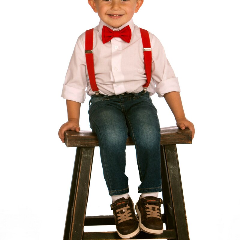 Red Baby Bow Tie - Etsy