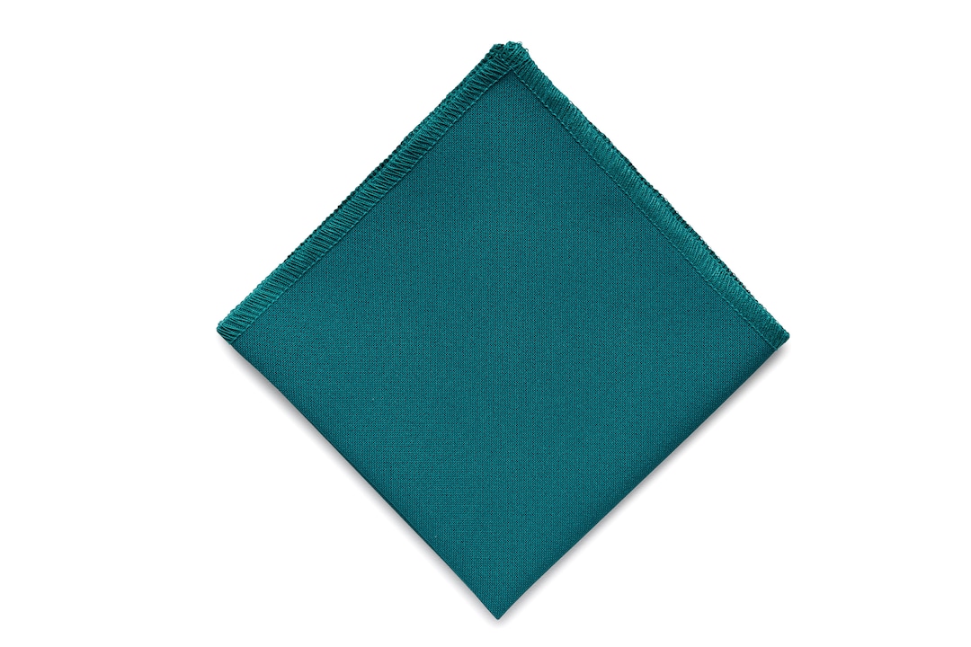 Teal Pocket Square for Men, Teal Handkerchief for Men, Teal Hanky ...
