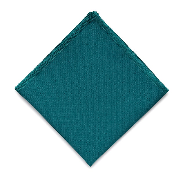 Teal Pocket Square - Etsy