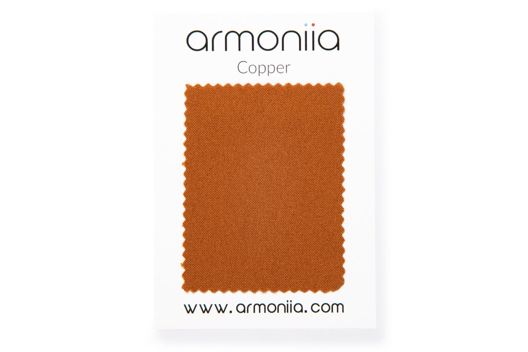 Rusty Copper Color Swatch - Etsy