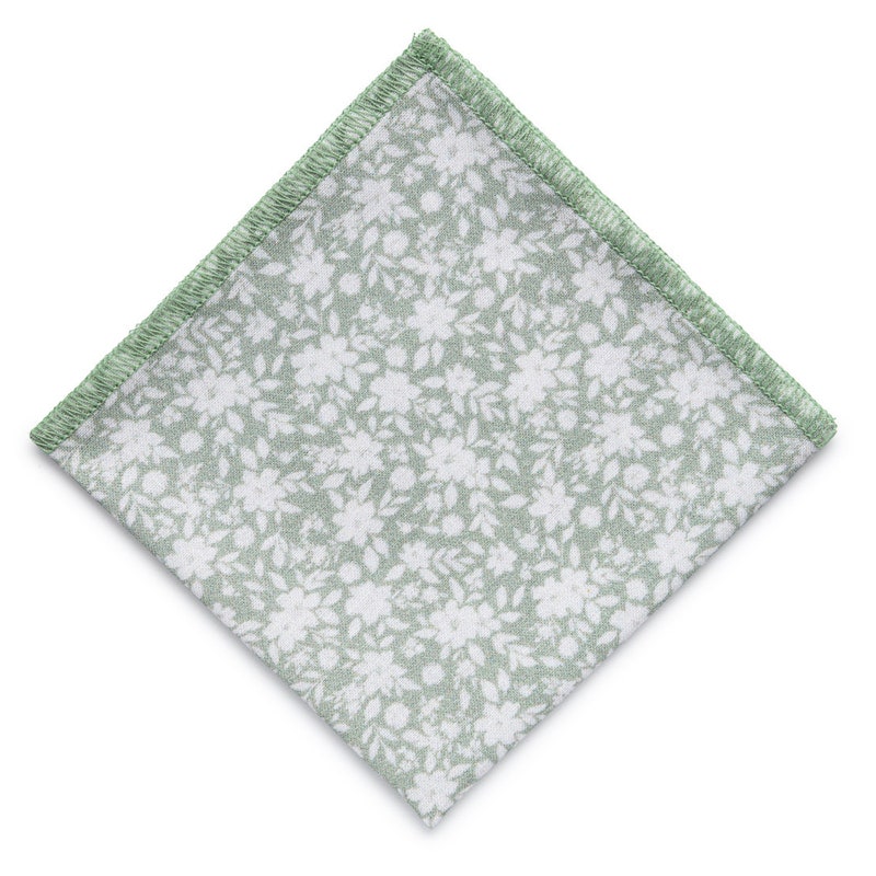 Sage Pocket Square - Etsy