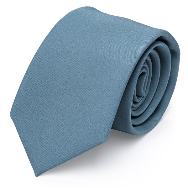 Steel Blue Tie - Etsy