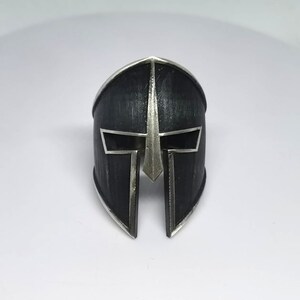 Spartan Helmet Ring, Handmade From Sterling Silver, High Quality ...