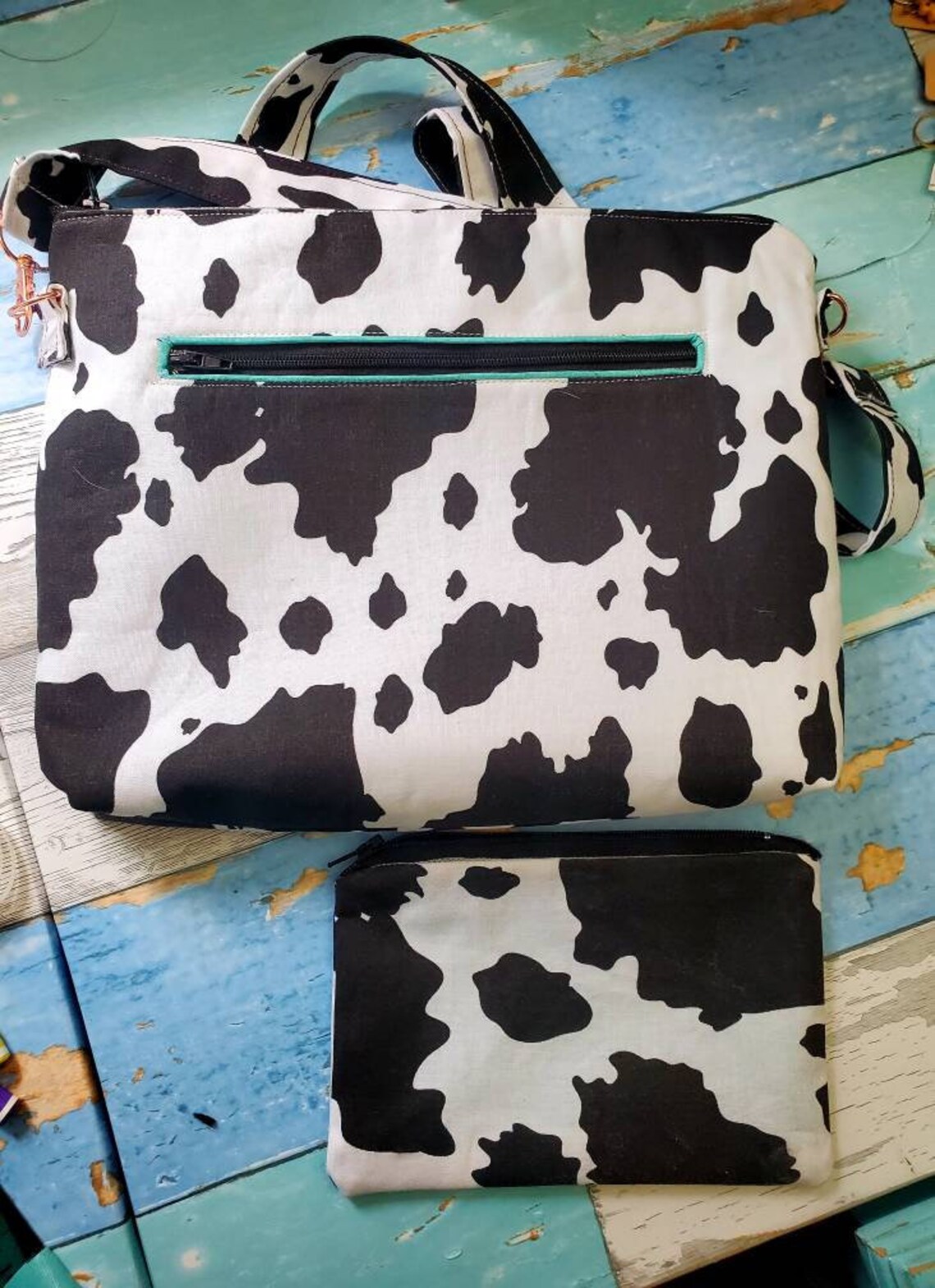 Cow print crossbody handbag/cow purse/cowprint handbag/animal | Etsy