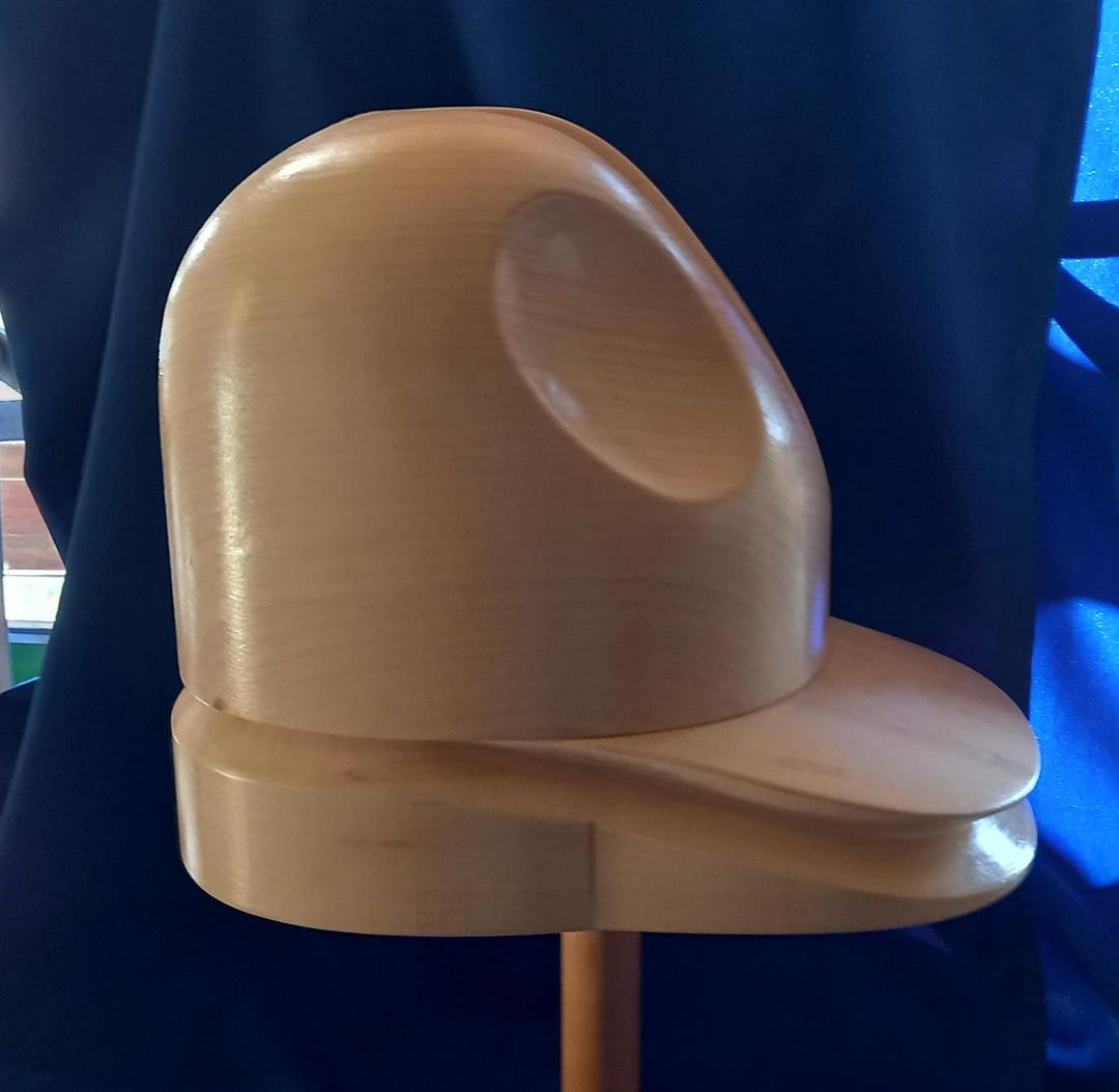Wooden Hat Forms, Hat Blocks for Millinery, Hatmakers - Extreme Cap - Etsy