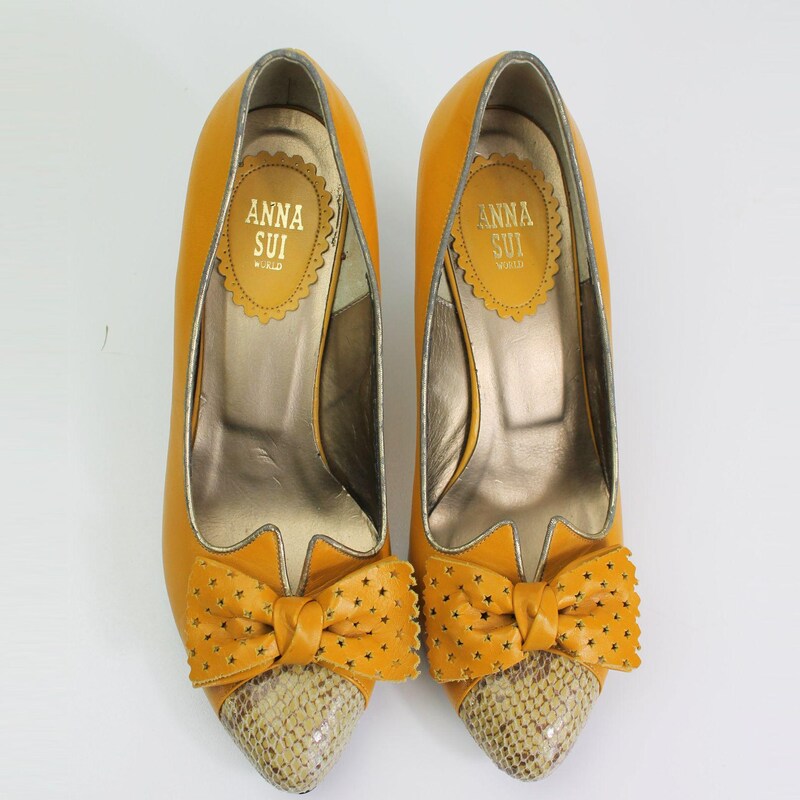 Mustard Heels - Etsy