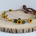 Sunflower Hair Wreath Wedding Bridal Sunflower Tiara Flower Girl Floral ...