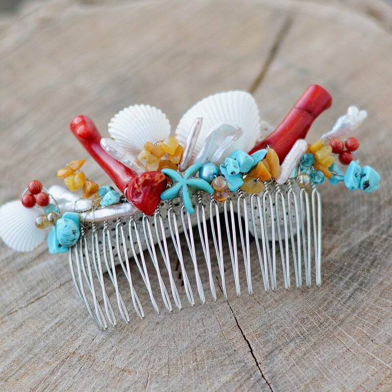 Nautical Hair Comb - Etsy