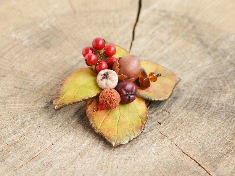 Autumn Leaves Brooch Fall Leaf Brooch Fall Jewelry Gift Autumn - Etsy