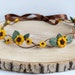 Sunflower Hair Wreath Wedding Bridal Sunflower Tiara Flower - Etsy